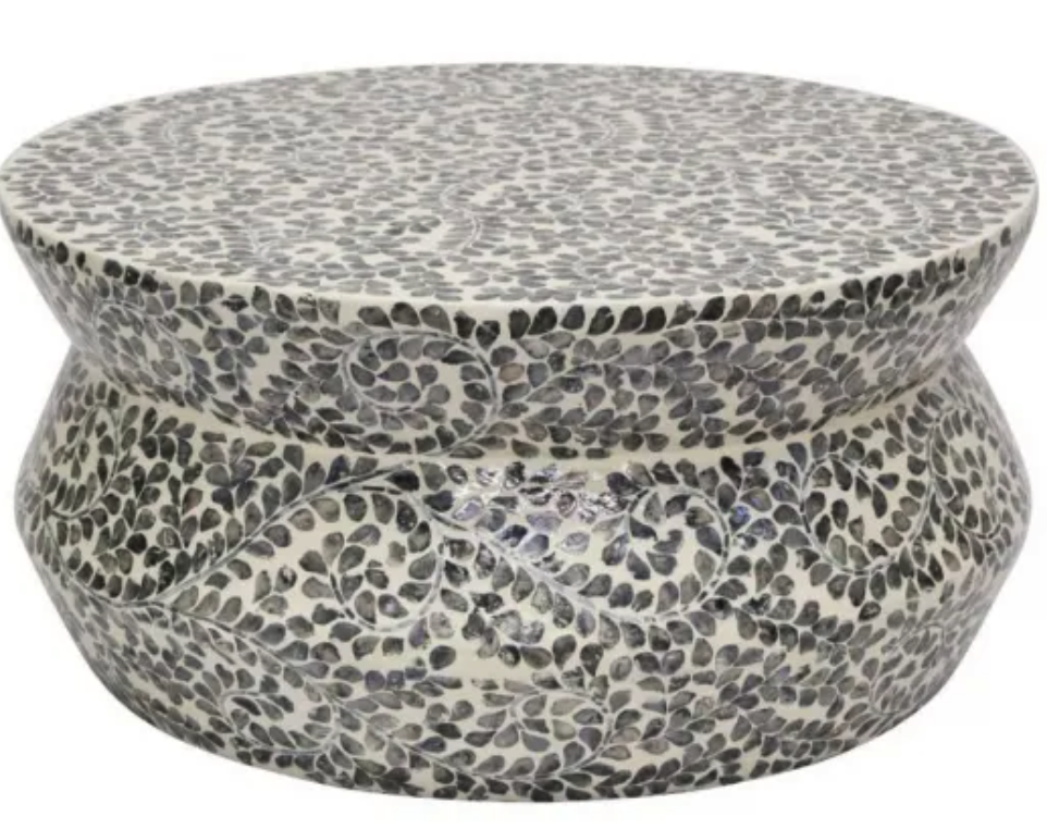 Swirl Capiz Shell Coffee Table | M.C.F Interiors