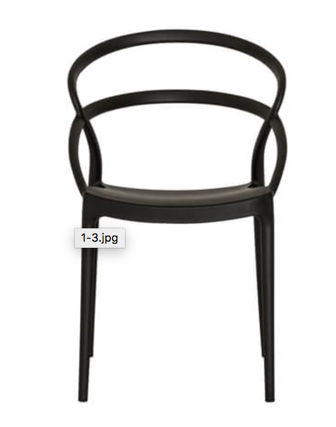 Aero Chair - Black | M.C.F Interiors